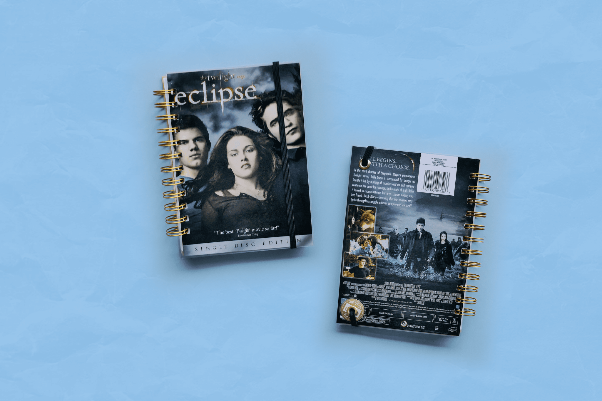 The Twilight Saga: Eclipse Upcycled DVD Notebook – Nostalgia Noted